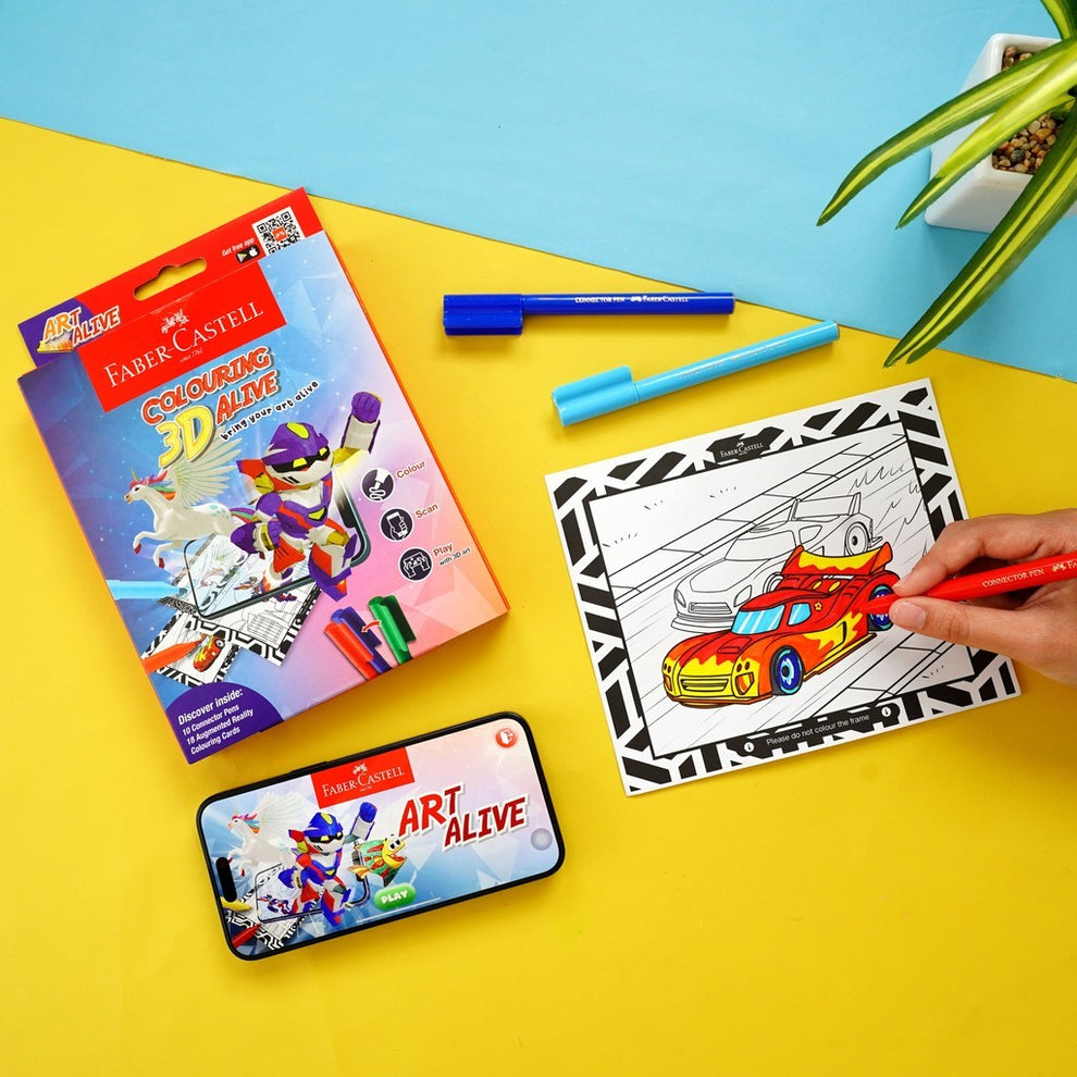 ARt Alive Sets - Augmented Reailty Drawing & Colouring Sets – Huemori